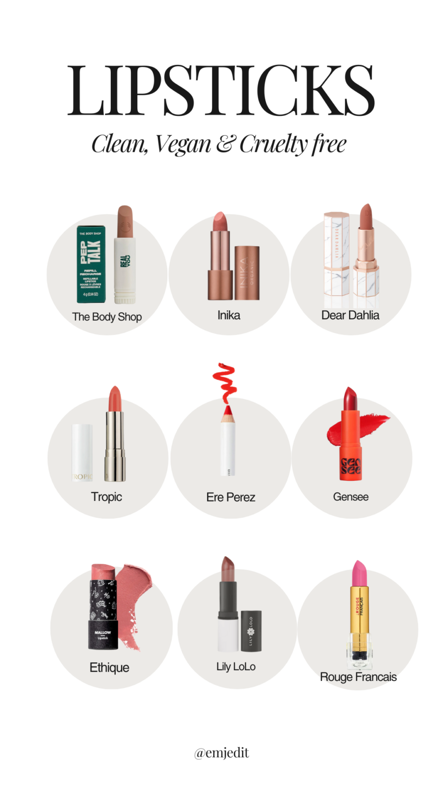 The 9 Best Toxic Free Lipstick brands, Vegan and Cruelty free